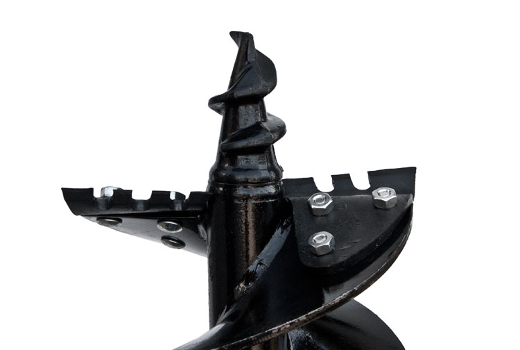 Auger 10" x 52" Serrated Cutting Edge w/ 2-9/16" Round | Danuser