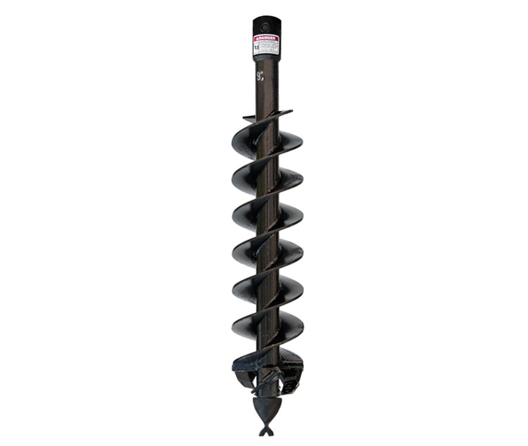 Cast Auger 9" x 48" w/ 2-9/16" Round | Danuser