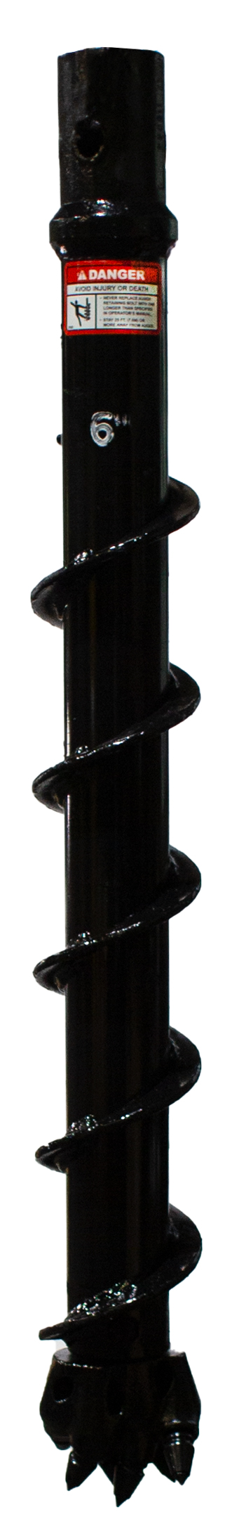 Bullet Auger 6" x 48" w/ 2-9/16" Round | Danuser