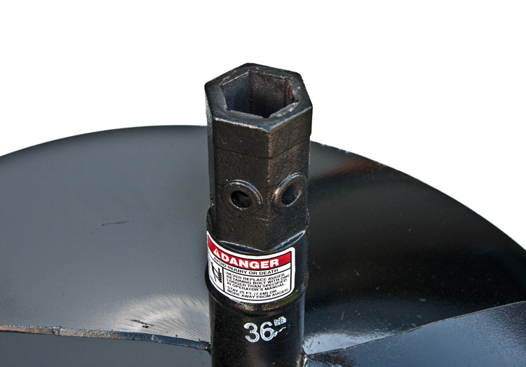 Fab Auger 36" x 36" w/ 2" Hex | Danuser