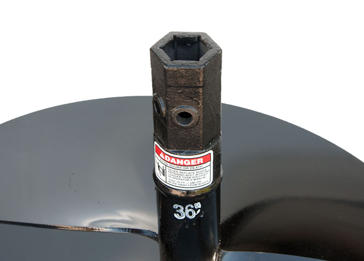 Cast Auger 36" x 72" w/ 2" Hex | Danuser