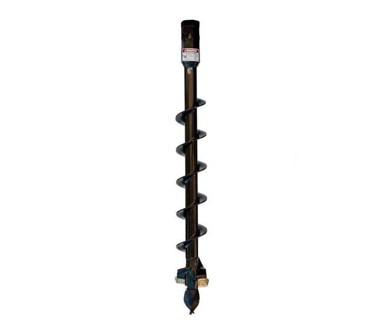 Cast Auger 6" x 48" w/ 2" Hex | Danuser