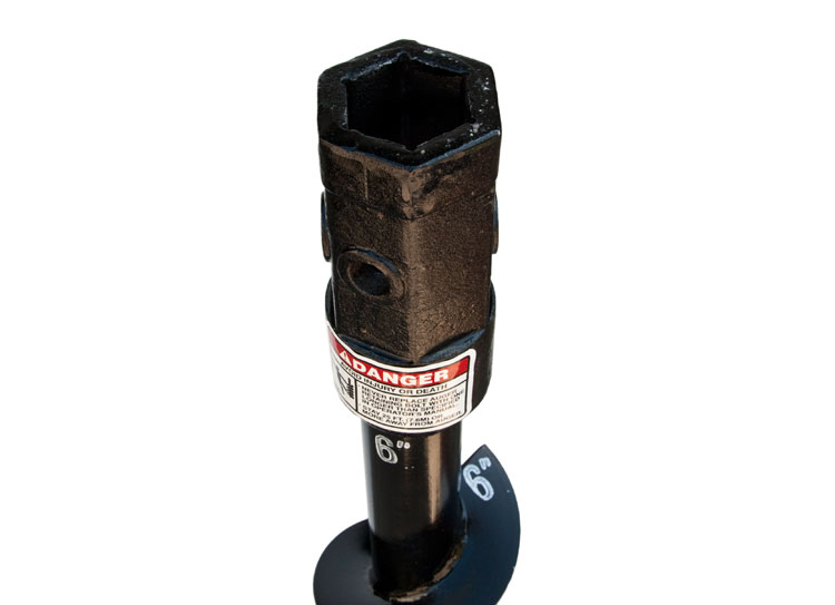 Cast Auger 6" x 48" w/ 2" Hex | Danuser