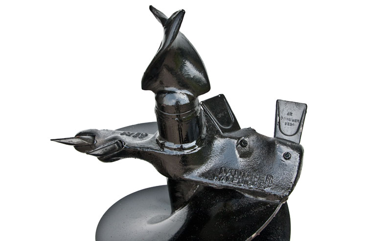 Auger 12" x 40" Hole Digger Head with Teeth w/ 2" Round | Danuser