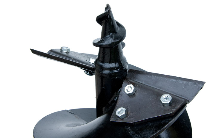 Auger 12" x 40" Plain Cutting Edge w/ 2-9/16" Round | Danuser