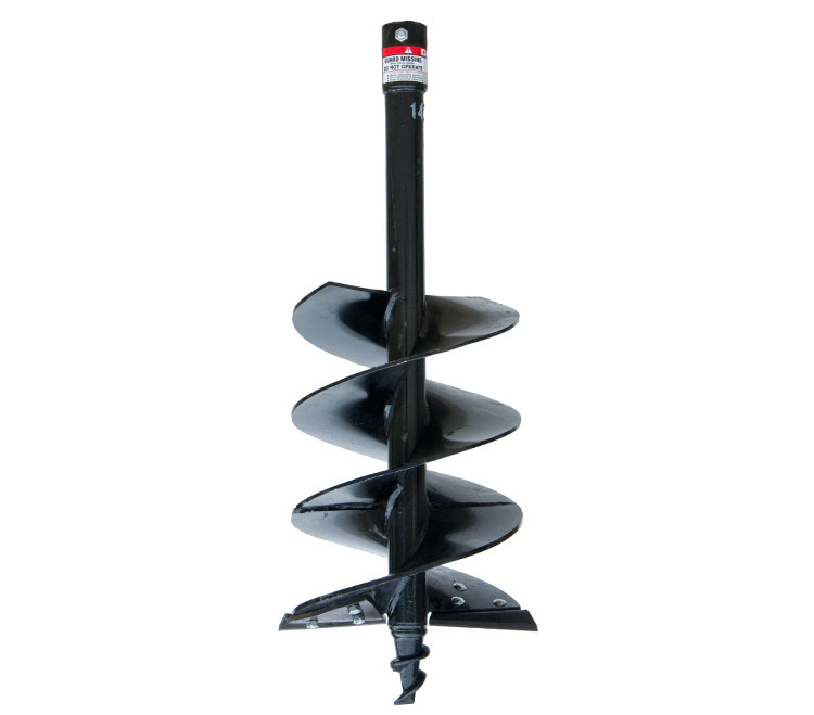 Auger 14" x 40" Plain Cutting Edge w/ 2" Round | Danuser