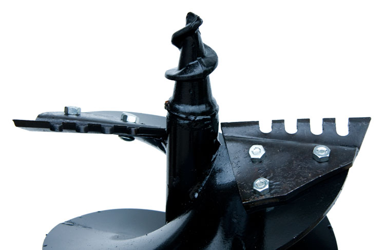 Auger 14" x 40" Serrated Cutting Edge w/ 2" Round | Danuser