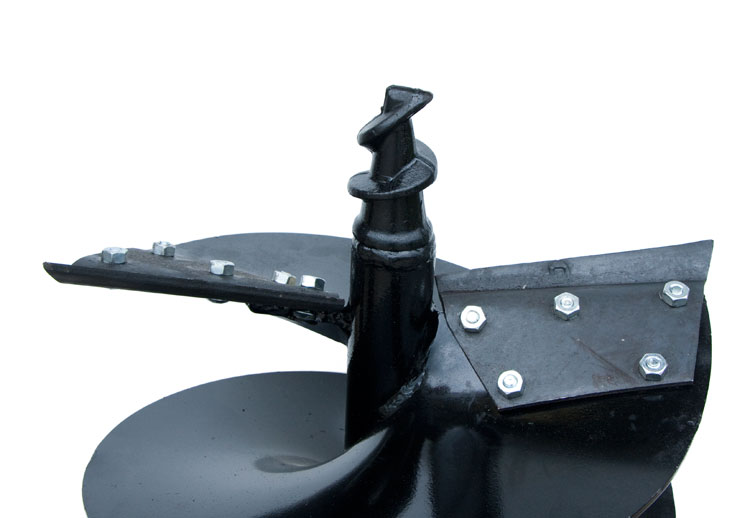 Auger 18" x 40" Plain Cutting Edge w/ 2" Round | Danuser