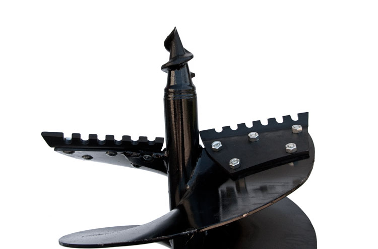 Auger 18" x 29" Serrated Cutting Edge w/ 2" Round | Danuser