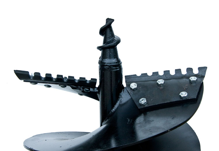 Auger 18" x 40" Serrated Cutting Edge w/ 2" Round | Danuser