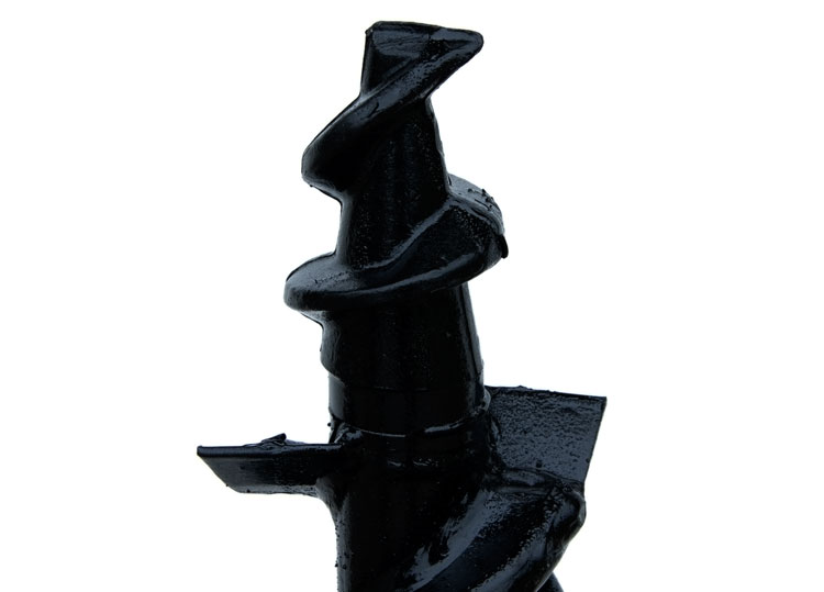 Auger 4" x 40" Plain Cutting Edge w/ 2-9/16" Round | Danuser