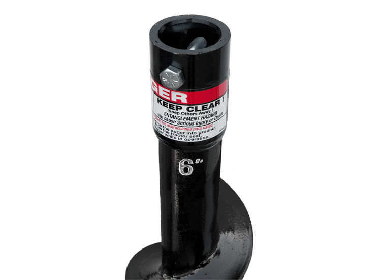 Cast Auger 6" x 36" w/ 2" Round | Danuser