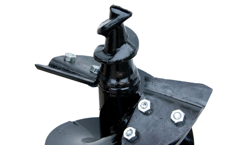 Auger 9" x 40" Plain Cutting Edge w/ 2-9/16" Round | Danuser