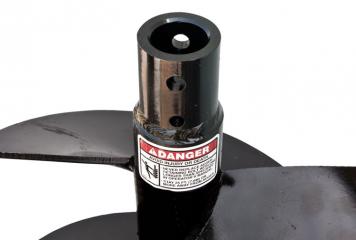 Cast Auger 16" x 48" w/ 2" Round | Danuser