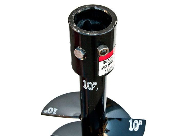 Auger 10" x 52" Plain Cutting Edge w/ 2-9/16" Round | Danuser