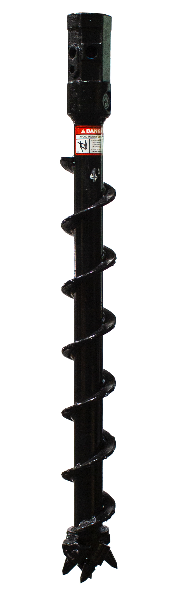 Bullet Auger 4.5" x 48" w/ 2" Hex | Danuser