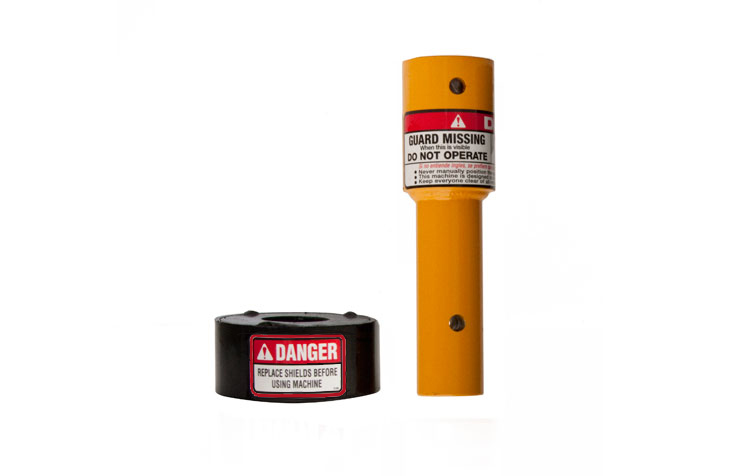 7" Auger Extension with Guard - 2" Round | Danuser