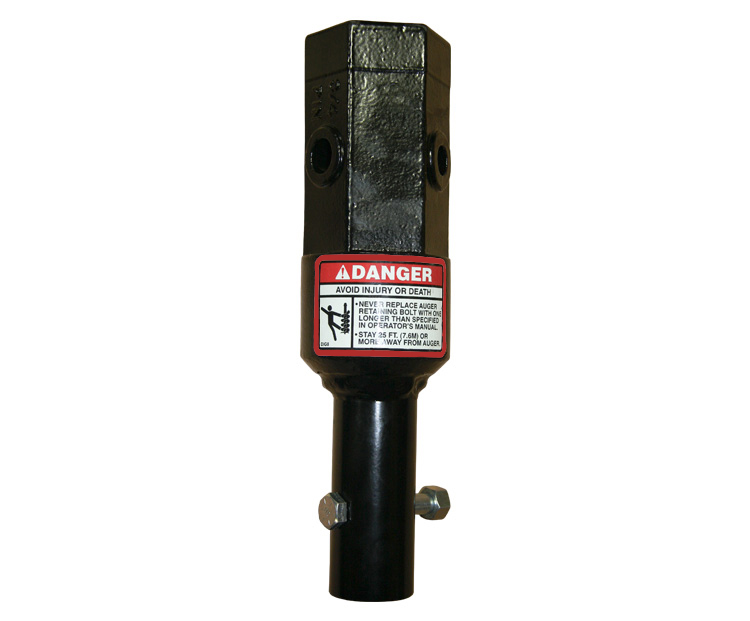 Adapter - 2" Hex to 2" Round - Allows attachment of augers with 1/2 ...