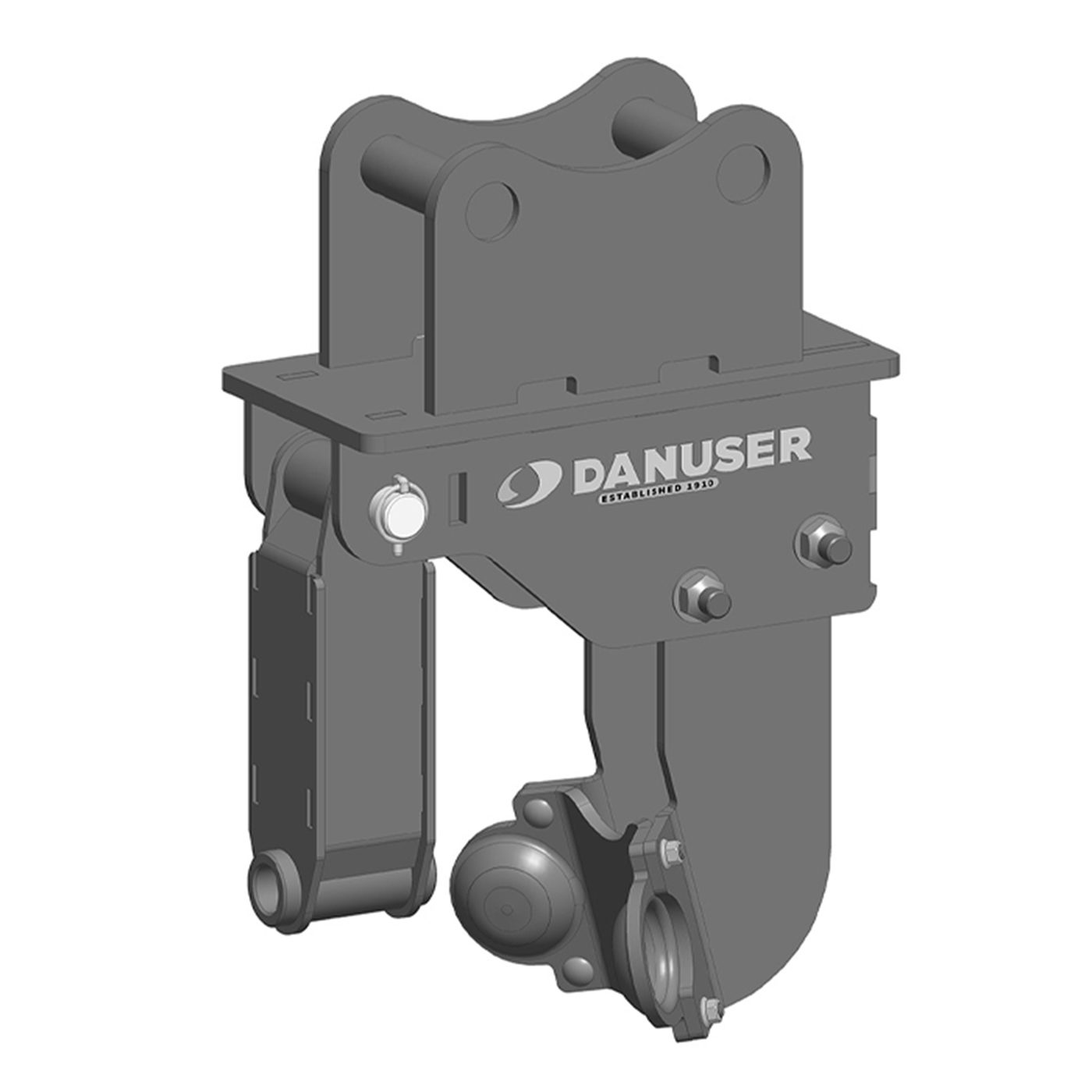 Backhoe & Excavator Quick Attach Mounting Kit (TAG Pin Grabber Style ...