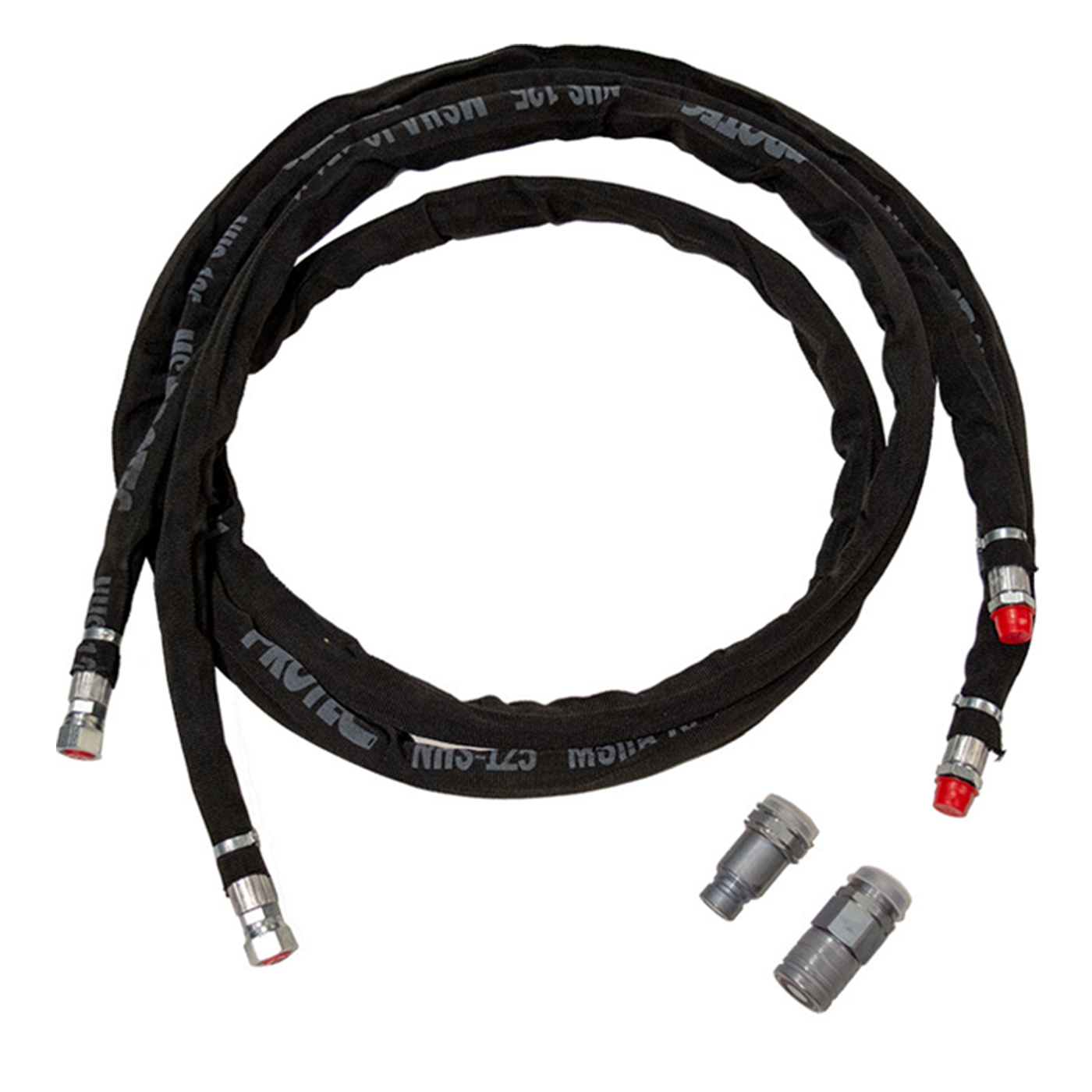 1/2" Hose Kit, 108" with Couplers & Abrasion Sleeves | Danuser