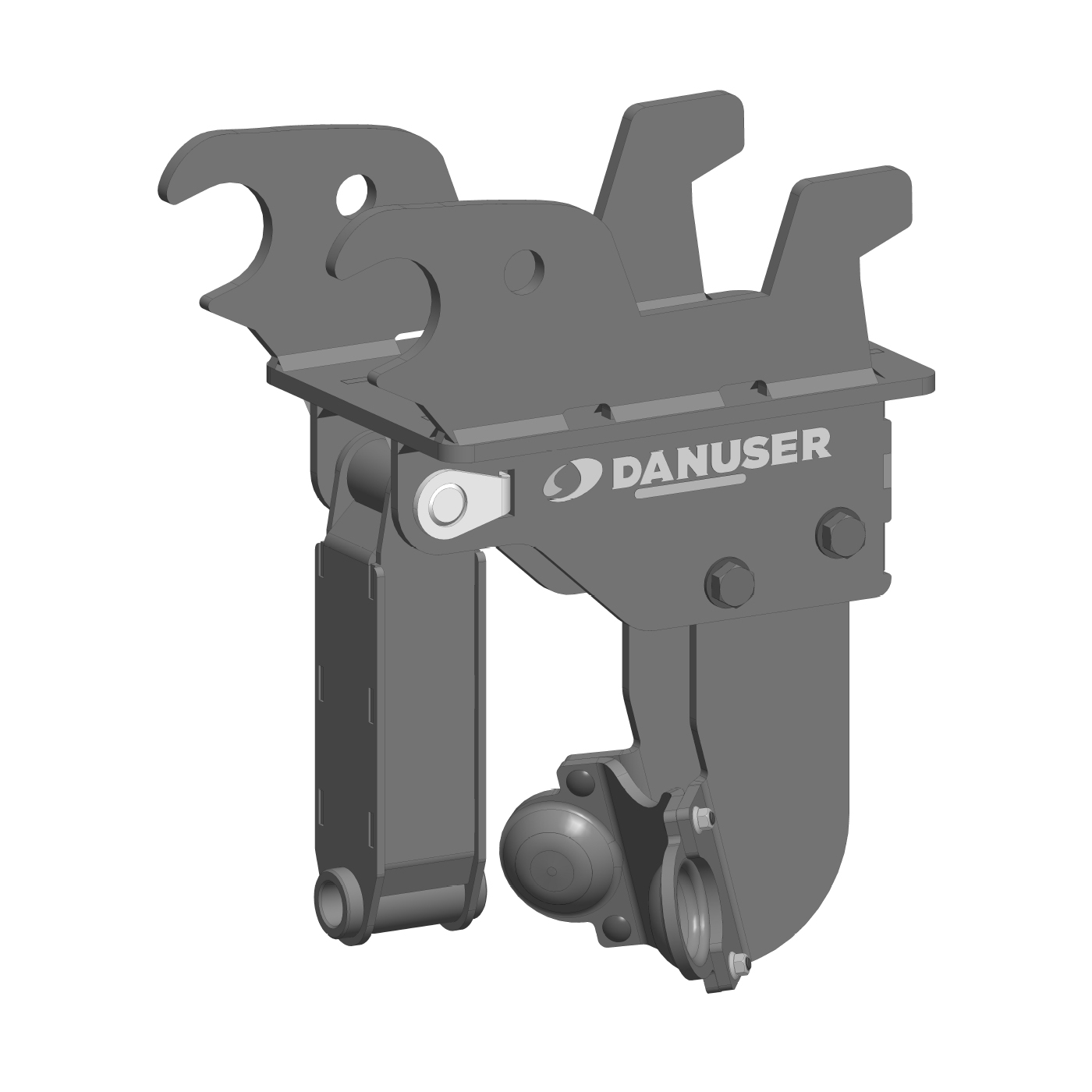 Backhoe & Excavator Quick Attach Mounting Kit (JD 50D, 50G, 60G (wedge ...