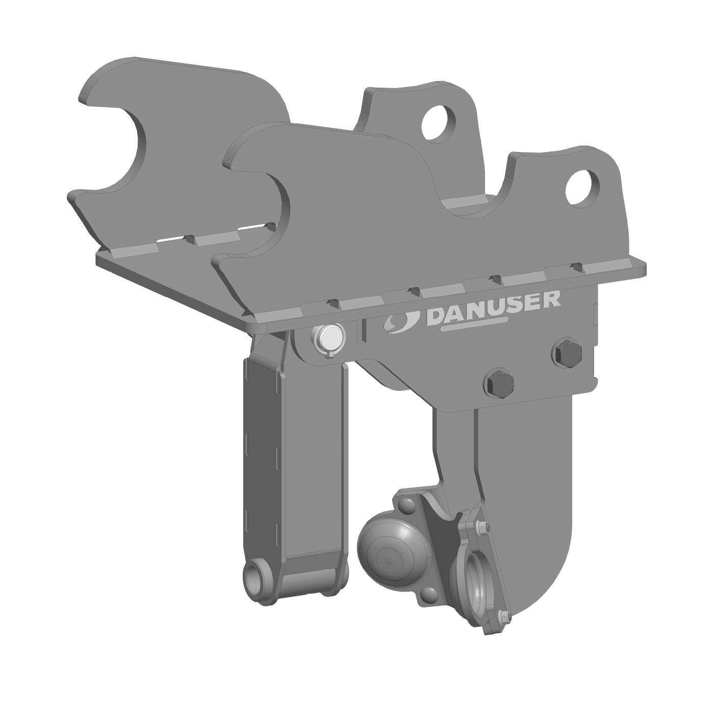 Backhoe & Excavator Quick Attach Mounting Kit (Kubota KX080 (USA models ...