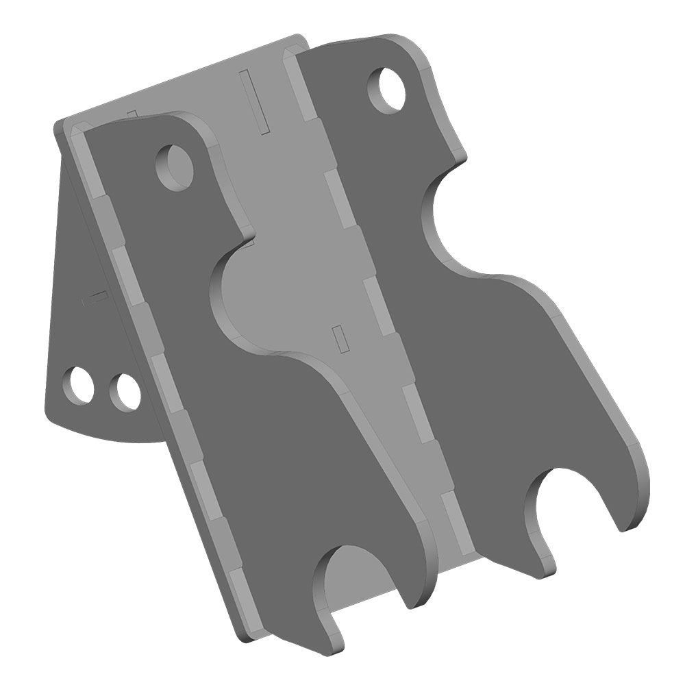 Excavator Quick Attach Mounting Kit (Kubota KX080 USA models only ...