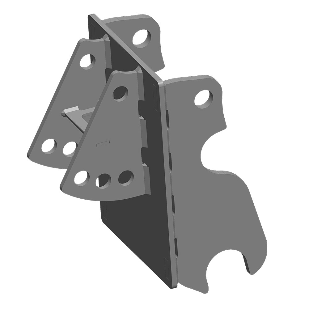 Excavator Quick Attach Mounting Kit (Kubota KX080 USA models only ...