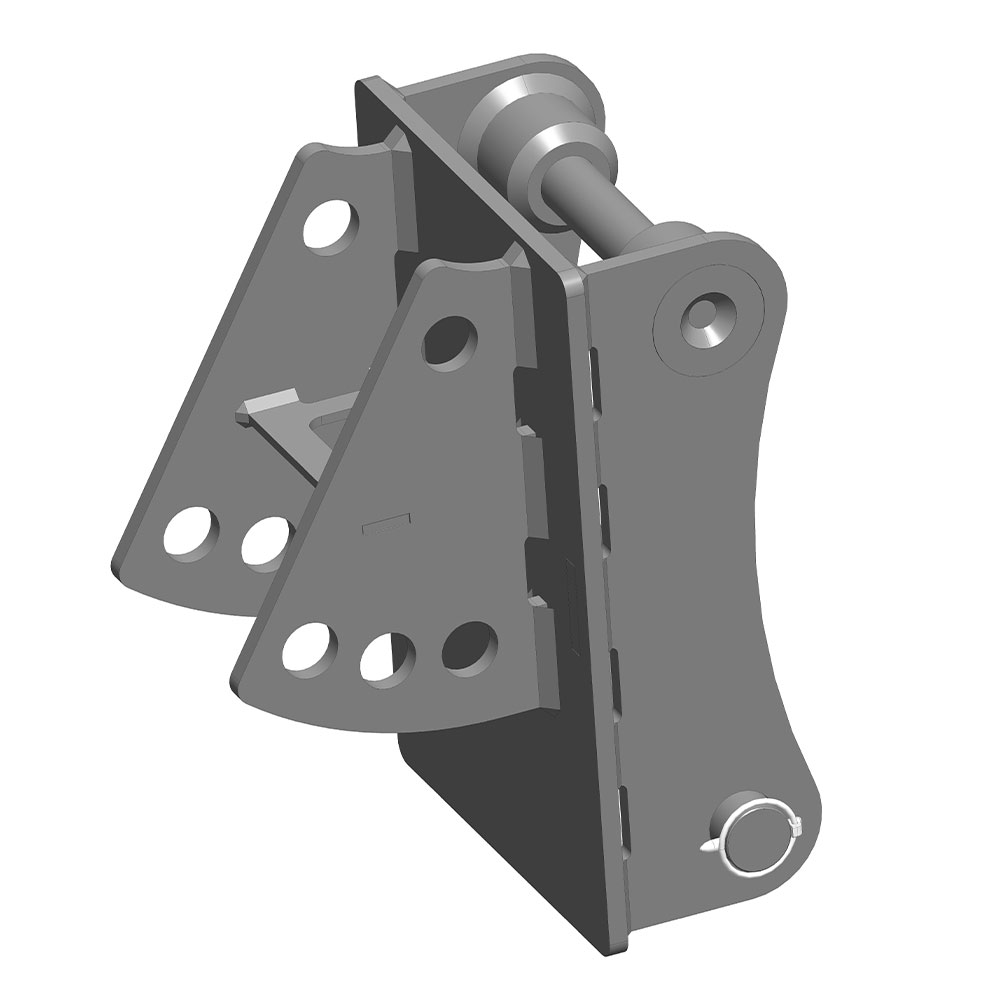 Backhoe Quick Attach Mounting Kit (CASE 580 Super L Series 1&2) | Danuser