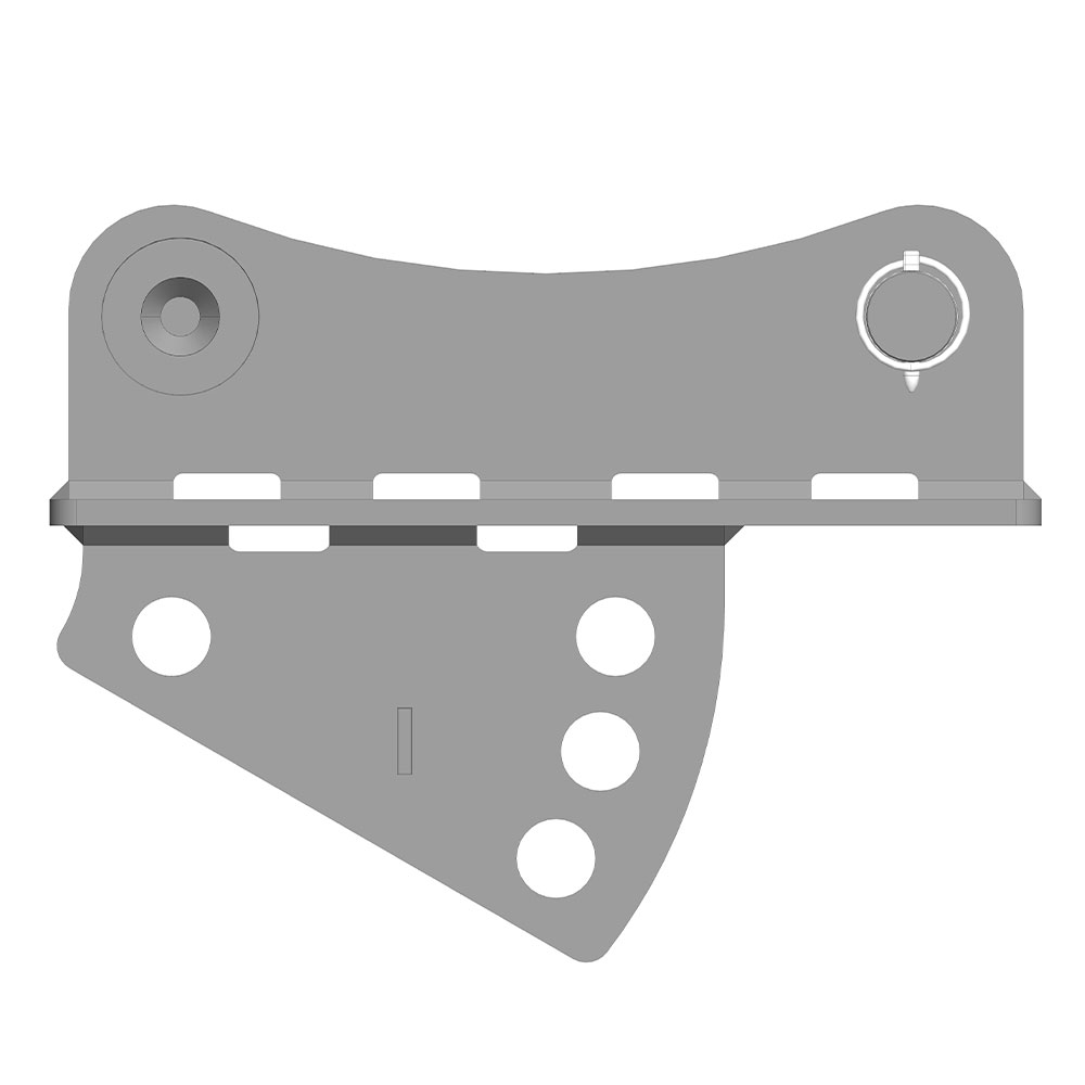 Backhoe Quick Attach Mounting Kit (CASE 580 Super L Series 1&2) | Danuser