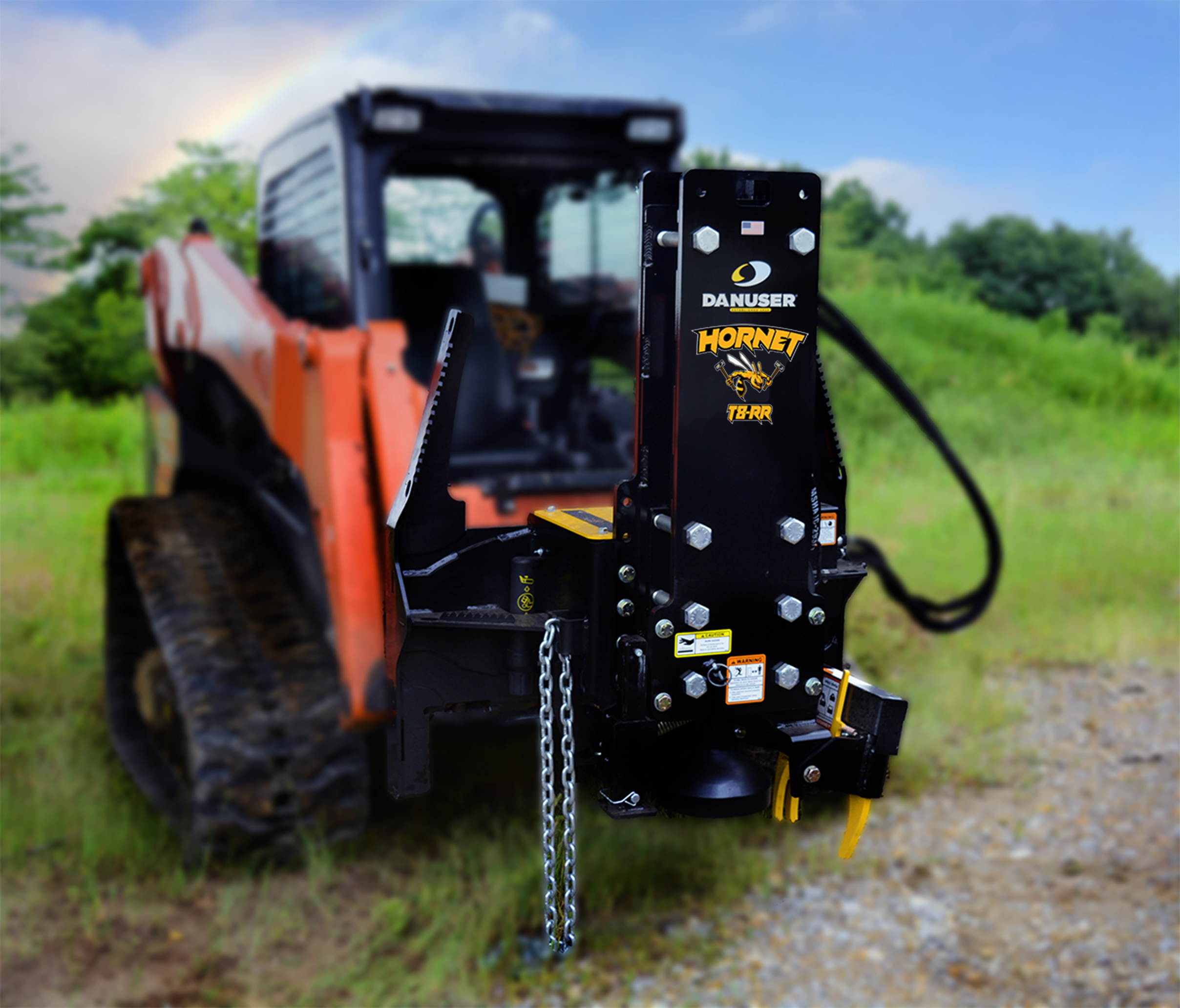 Hornet T8-RR with Grapple and Tilt Loaded | Danuser