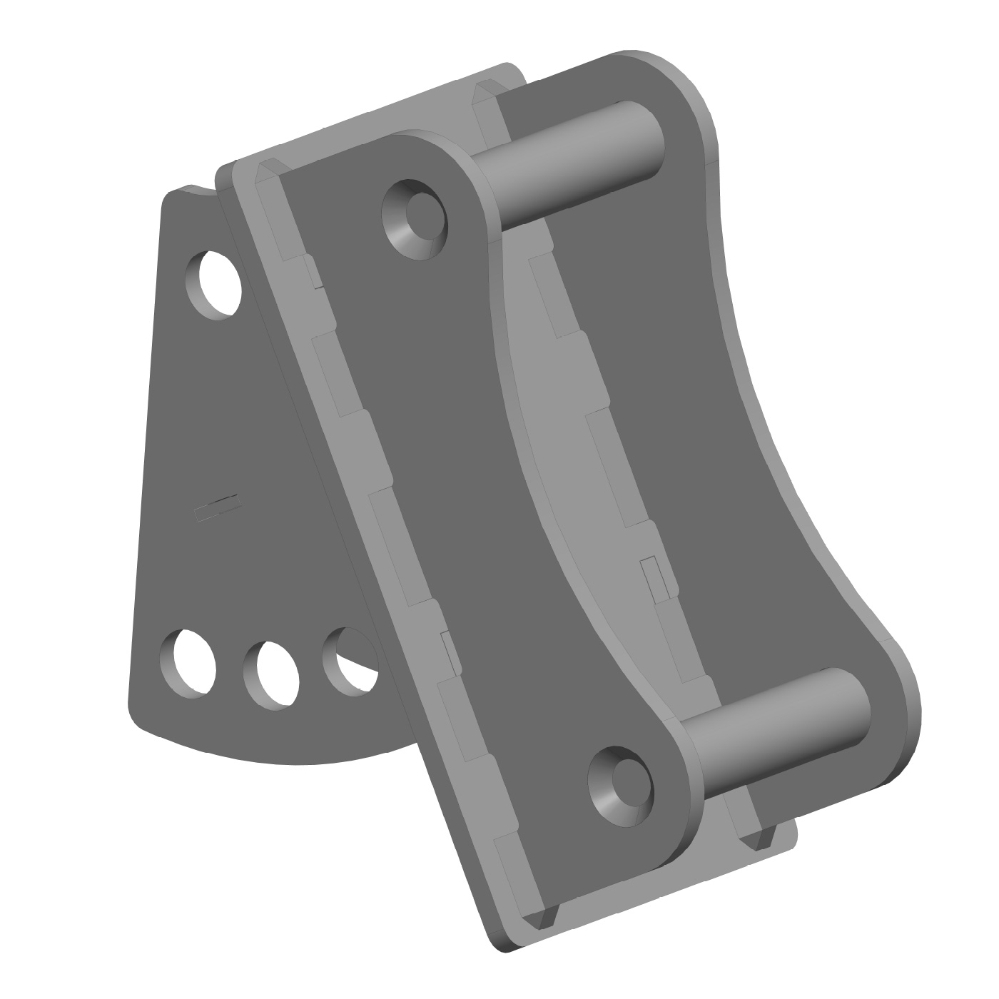 Excavator Quick Attach Mounting Kit (YANMAR VIO80, SV100 (quick coupler ...