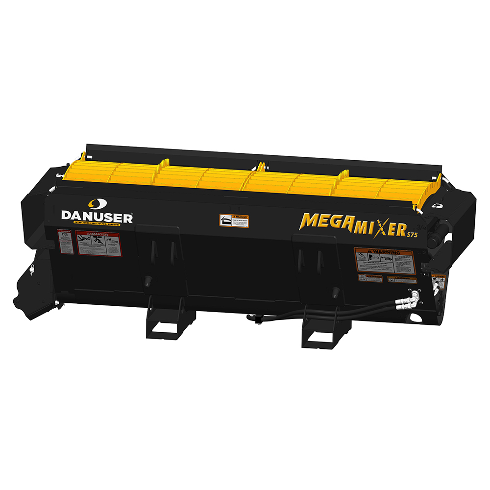 Mega Mixer with Hydraulic Gate | Danuser