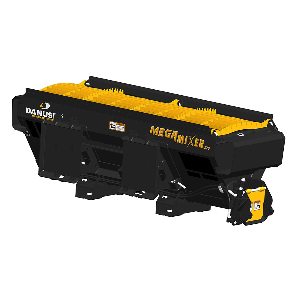 Mega Mixer with Hydraulic Gate | Danuser