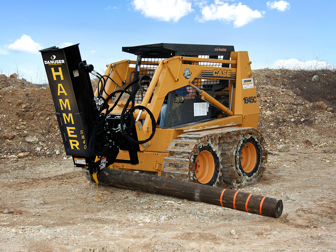 Hammer SM40 with Grapple Loaded | Danuser