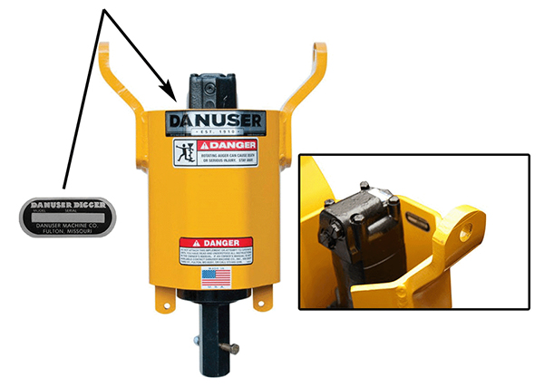 Serial Number locations | Danuser