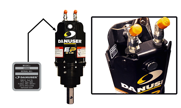 Serial Number locations | Danuser