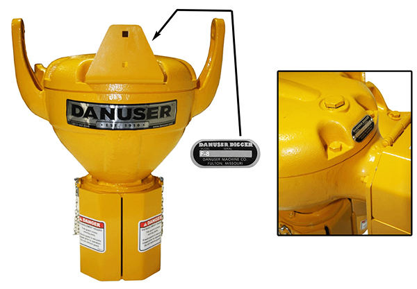 Serial Number locations | Danuser